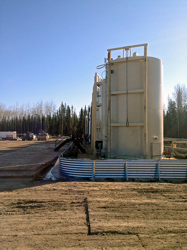 Rental 400 bbl Sour Liquid Storage Tanks - Roska DBO Inc.